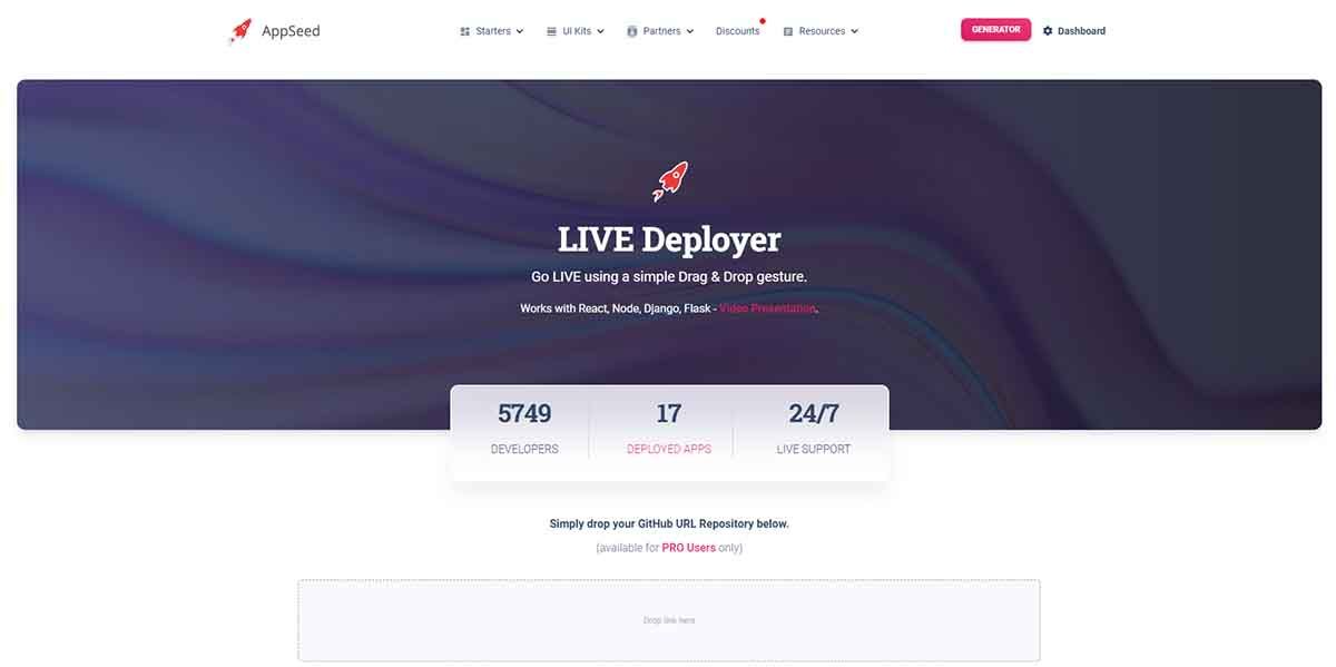 Go LIVE with Drag & Drop - React and NodeJS App Go LIVE with Drag & Drop - React and NodeJS App