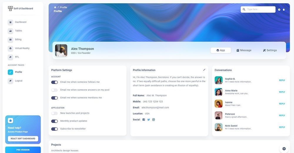 Flask React Soft Dashboard - Free Product Flask React Soft Dashboard - Free Product