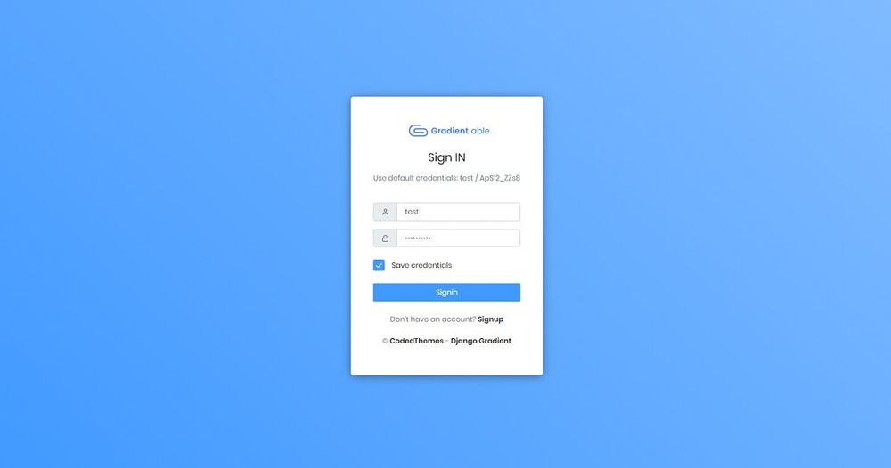 Gradient Able Django - Free Template | AppSeed Blog Gradient Able Django - Free Template | AppSeed Blog