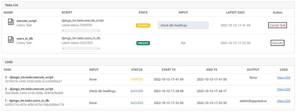 Django Tasks Manager Free Pypi Library